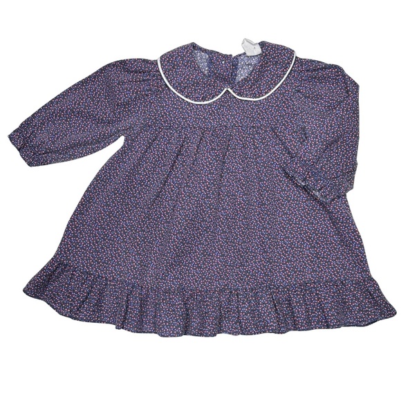 Vintage | Dresses | Vintage Classix Tiny Floral Peter Pan Collar Dress ...
